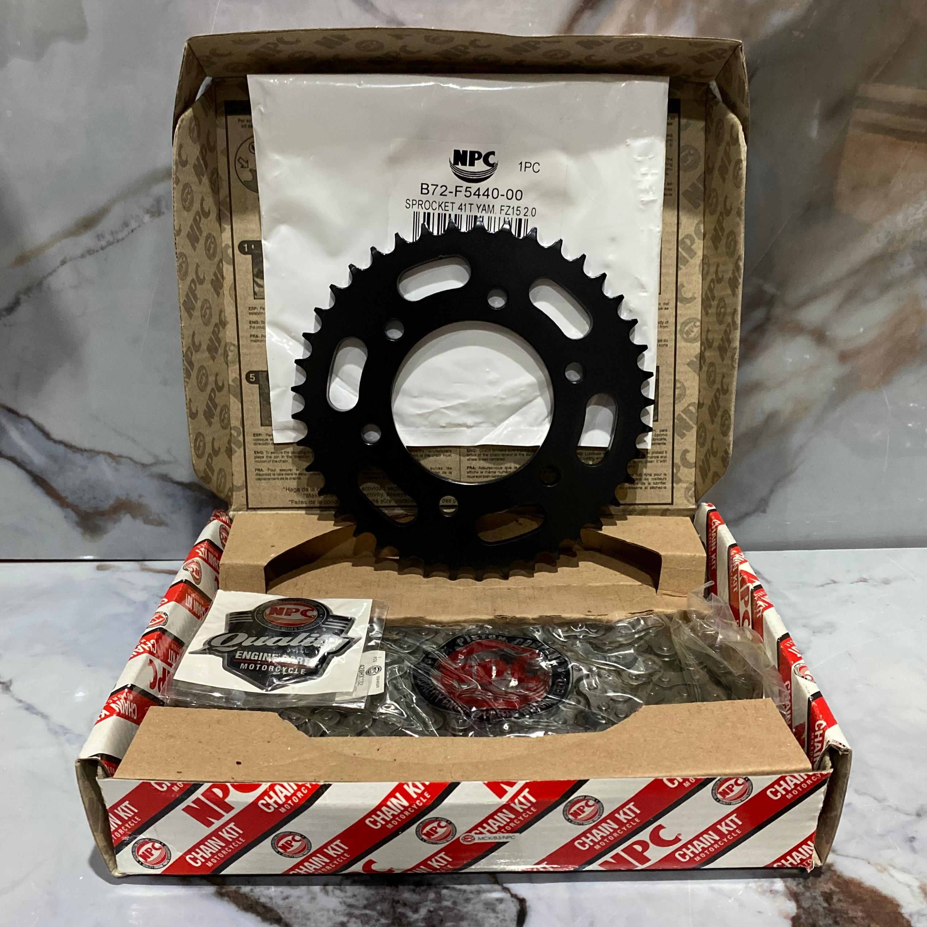 KIT ARRASTRE FZ16 41T/14T NPC – Moto Repuestos Yoty